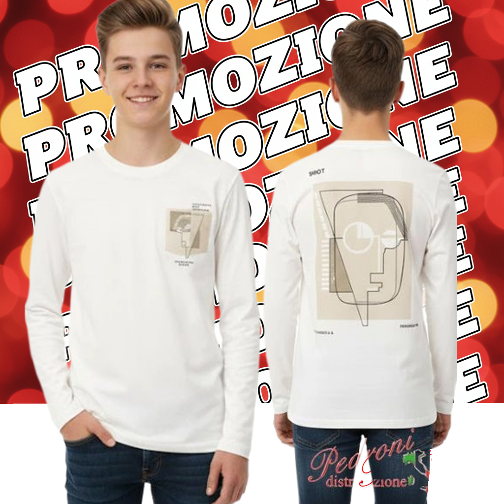 *PROMO*Maglia m/l ragazzo KARINO KP5017 PANNA 8/16 anni [138803 ...